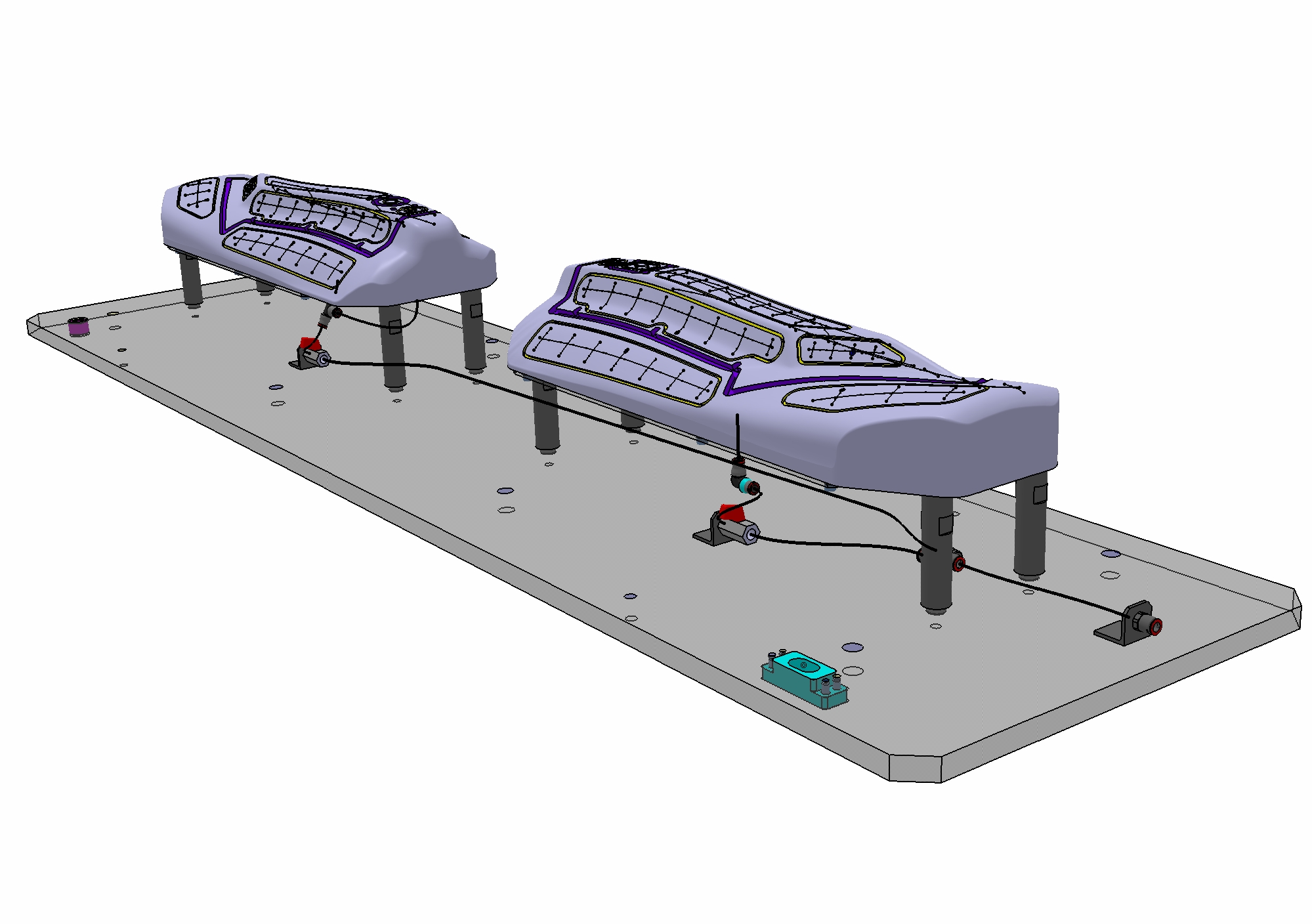 Vacuum Laser Holding fixture - PORT / STBD Cpnts. | Lofting Services