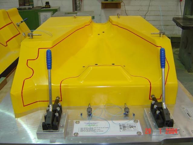 Painted Tooling Block Checking Fixtures | Lofting Services